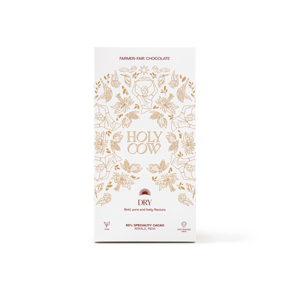 Chocolade tablet 85% cacao DRY season - Holy Cow Chocolate
